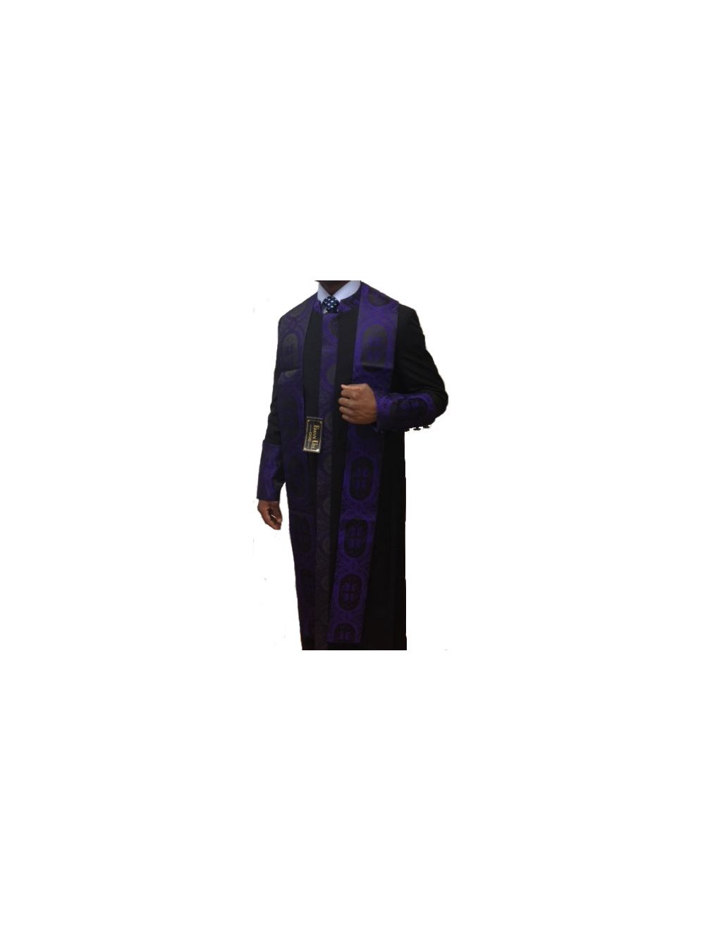 CCR-BKPR BLACK PURPLE CADILLAC ROBE – Suit & Tux Warehouse