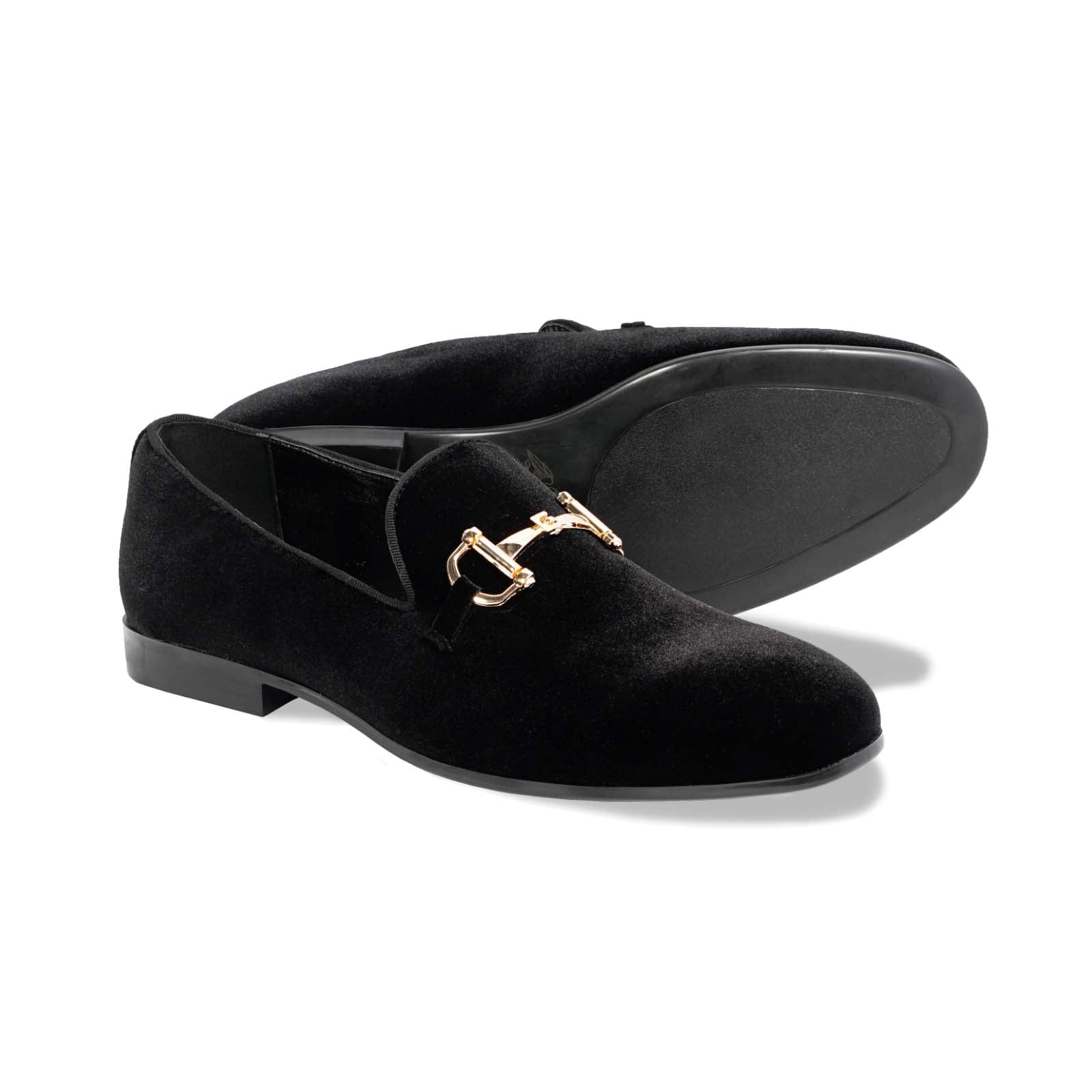 Men's Suede Velvet Smoker's Tuxedo Loafer Shoes – Suit & Tux Warehouse