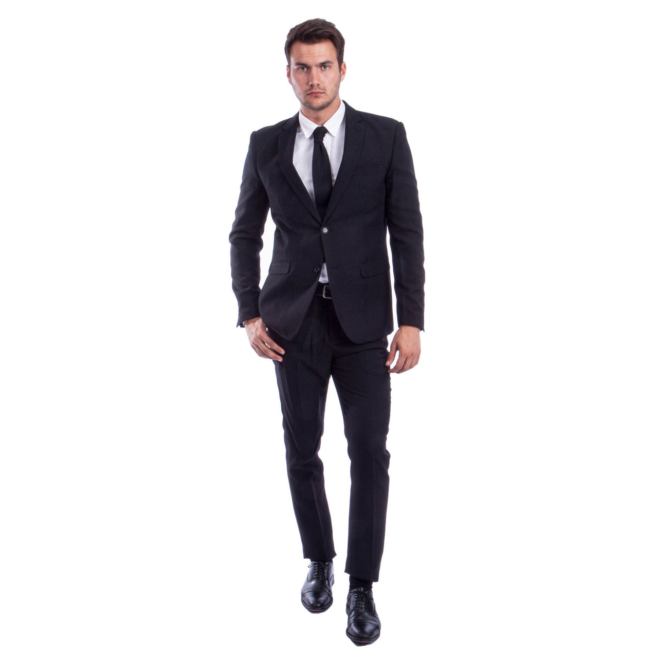 M301H - VITTO ITALY SLIM EXPAND FIT SOLID SUIT – Suit & Tux Warehouse